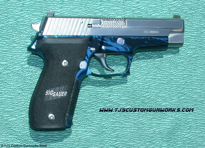 Sig Sauer P226 Custom Blue & Black & Hard Chrome