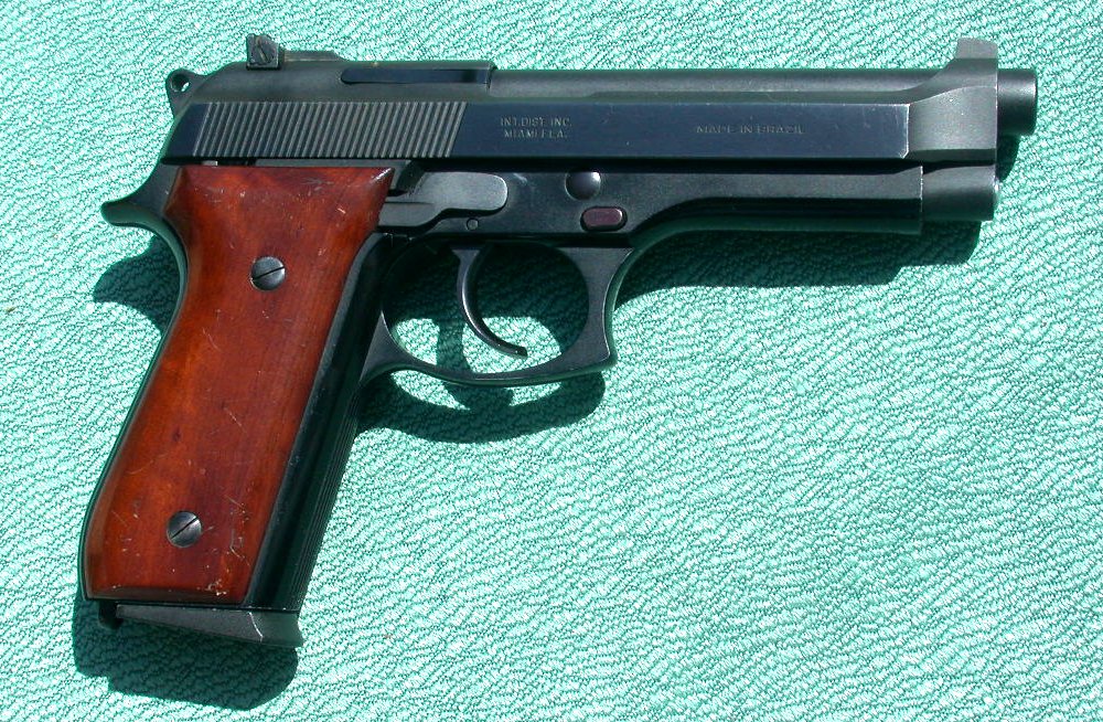 Taurus PT-99 9mm (Beretta 92 Copy) Wood Grips Adj : Semi Auto Pistols ...
